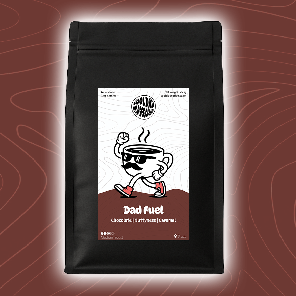 Dad Fuel | Chocolate, Nuttyness, Caramel | 250g - Cool Dad Coffee Club